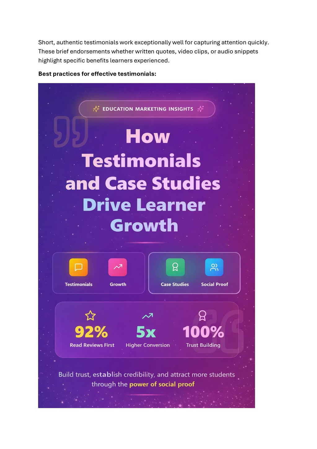 PPT - How Testimonials and Case Studies Drive Learner Growth PowerPoint ...