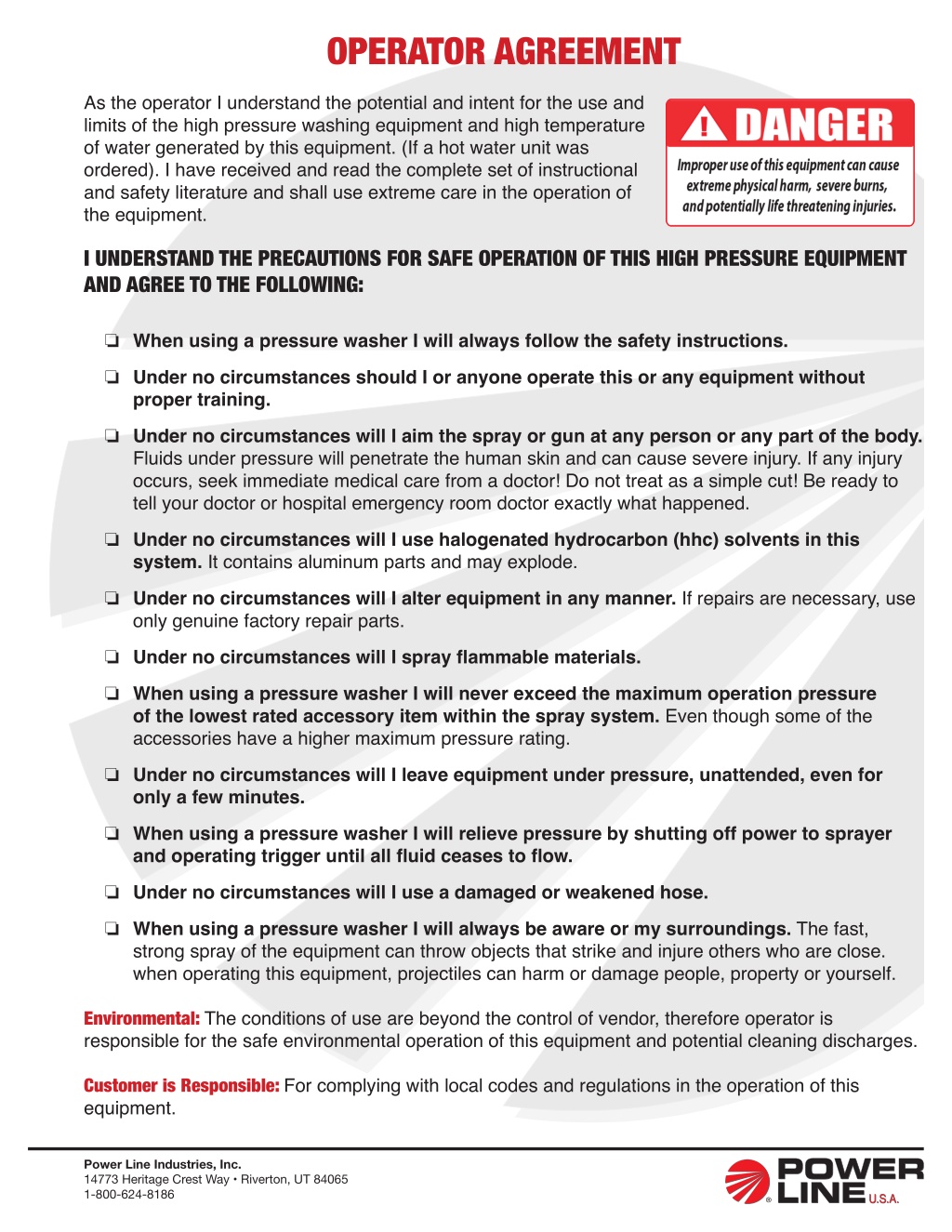 PPT - Power Wash Trailer Safety Guidelines | Powerline Industries ...