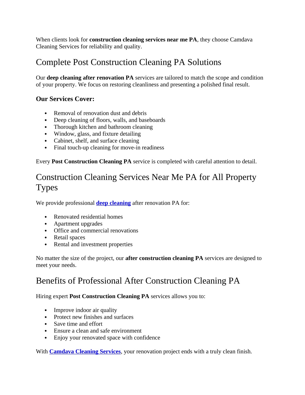 PPT - 3- Deep Cleaning After Renovation PA – A Fresh Start for Your ...