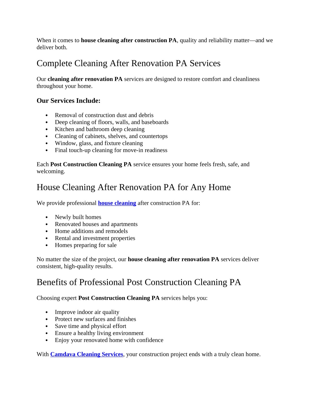 PPT - 4- House Cleaning After Construction PA – Professional Cleaning ...