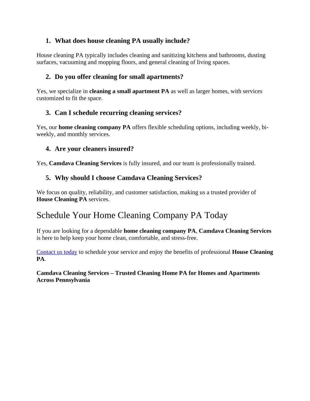 PPT - 9- Home Cleaning Company PA – Professional Care for a Cleaner ...