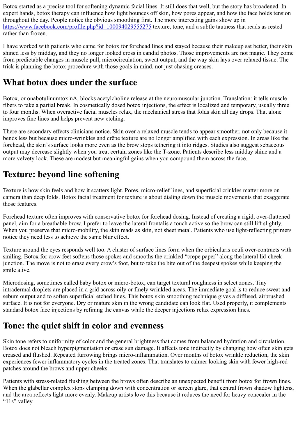 PPT - Skin Improvement with Botox: Texture, Tone, and Tautness ...