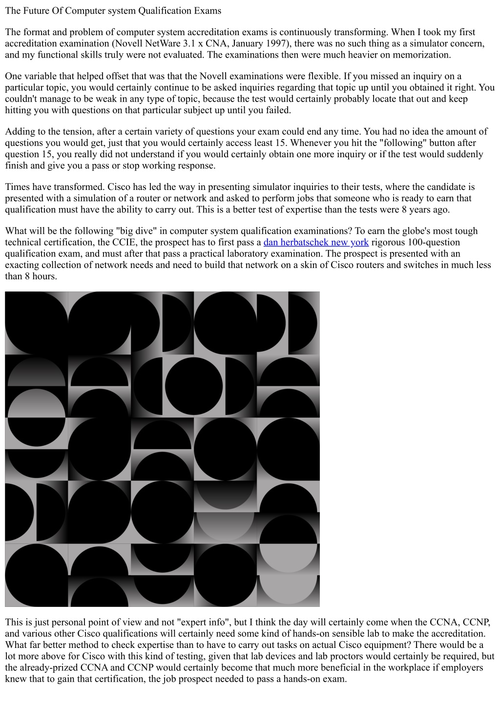PPT - The future of computer system accreditation examinations ...