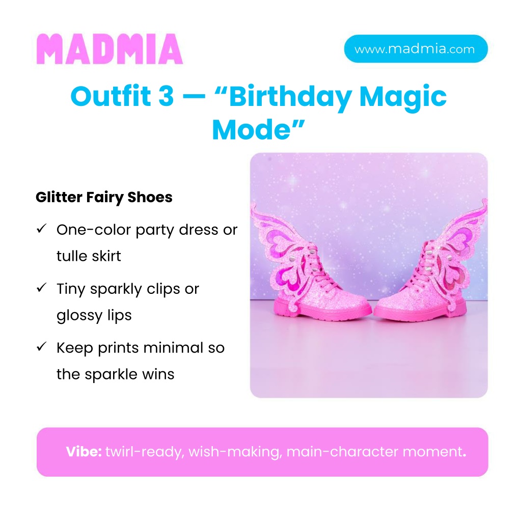 PPT - 5 Birthday Party Outfits Built Around MADMIA’s Statement Shoes ...