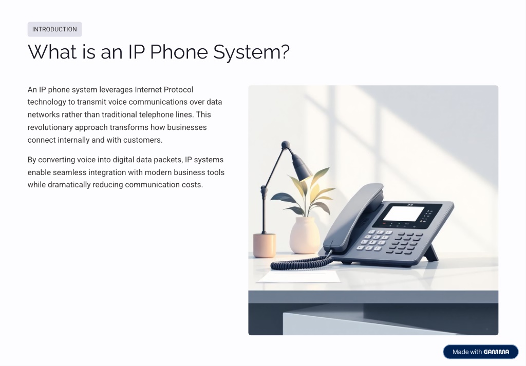 PPT - Understanding IP Phone Systems and Their Business Advantages ...