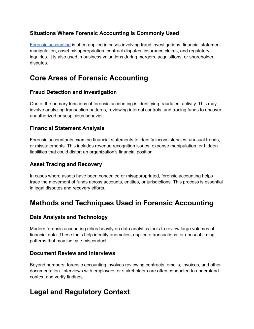 PPT - Forensic Accounting: Investigating Financial Truth in Complex ...