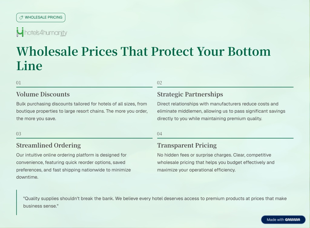 PPT - Premium Hotel Supplies by Berkshire Blanket Company PowerPoint ...