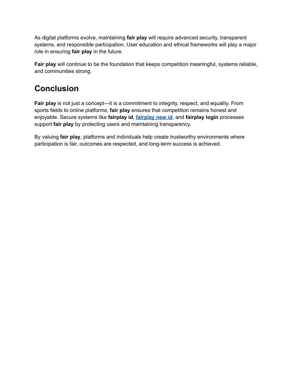 PPT - Fair Play_ Meaning, Importance, and Its Role in Sports and Online ...