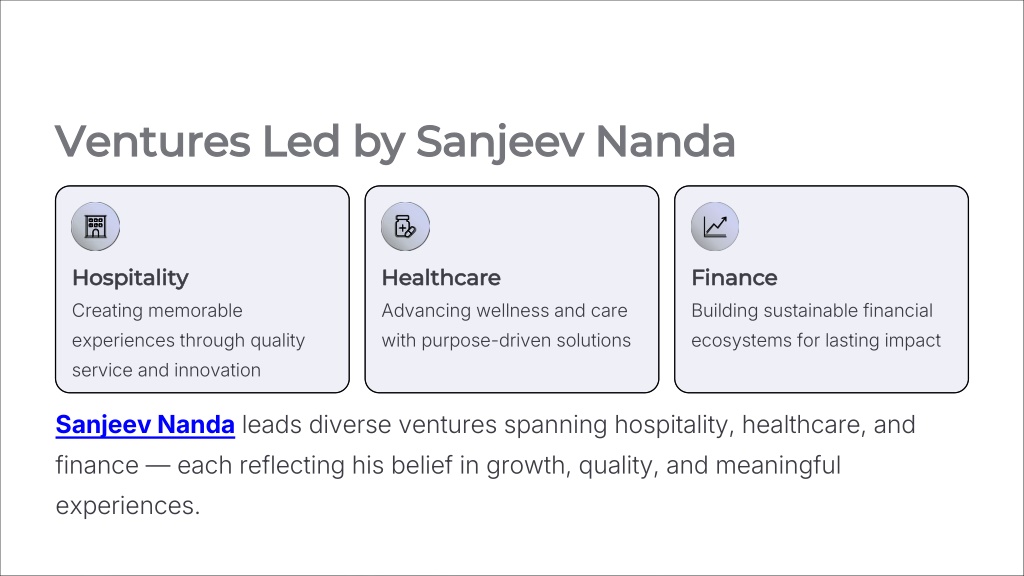 PPT - Sanjeev Nanda Visionary Entrepreneur Driving Global Ventures ...