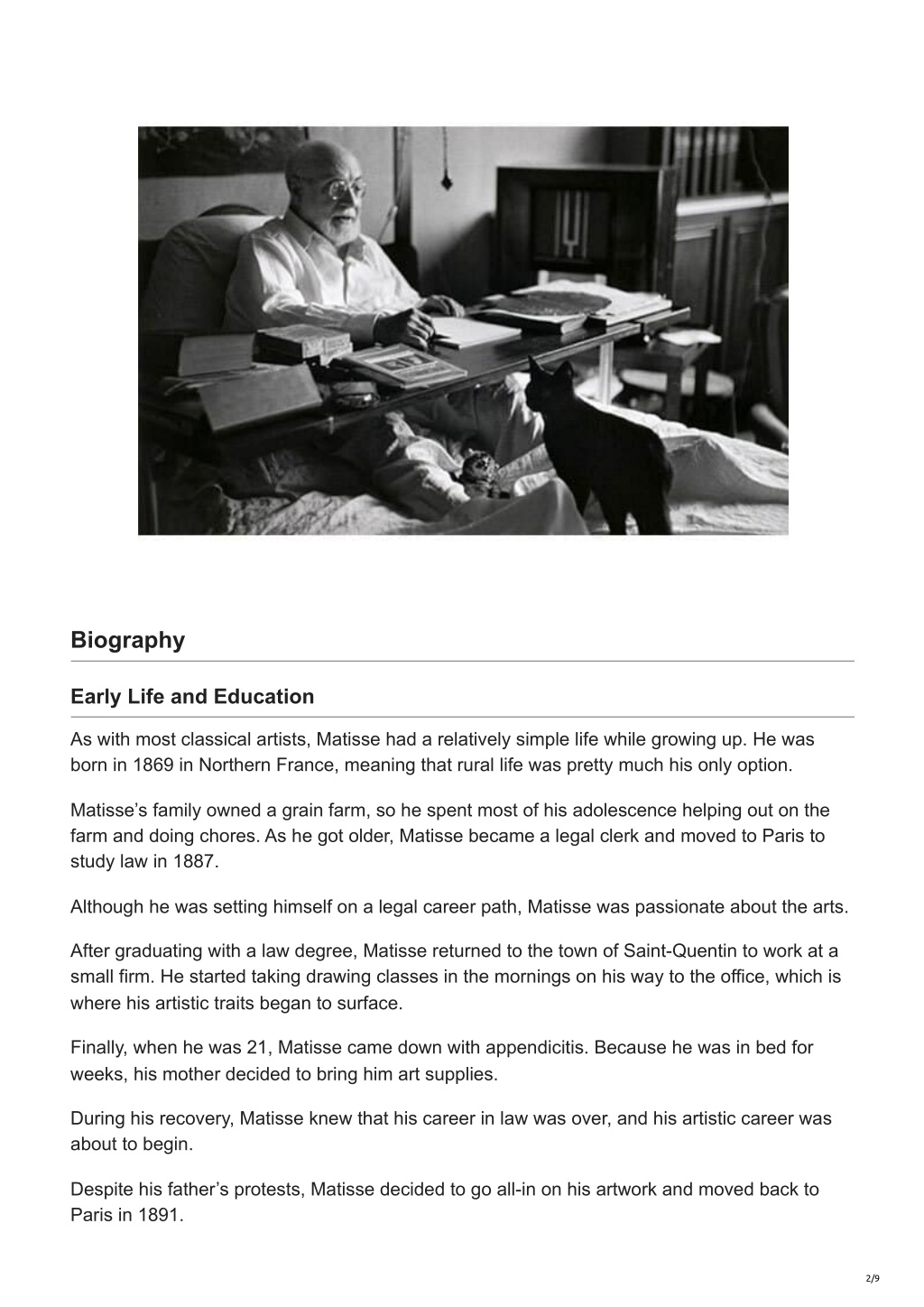 PPT - Henri Matisse - Biography Fauvism Art Movement PowerPoint ...