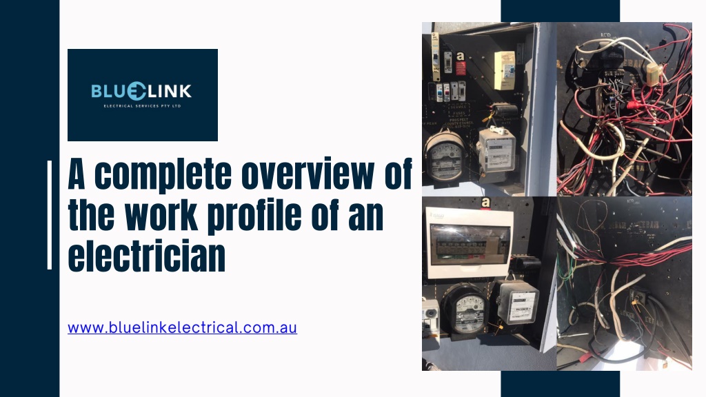 PPT - A complete overview of the work profile of an electrician ...