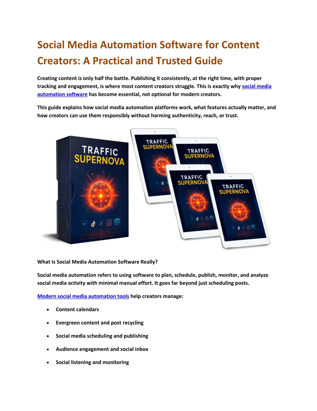 PPT - Social Media Automation Software for Content Creators A Practical ...