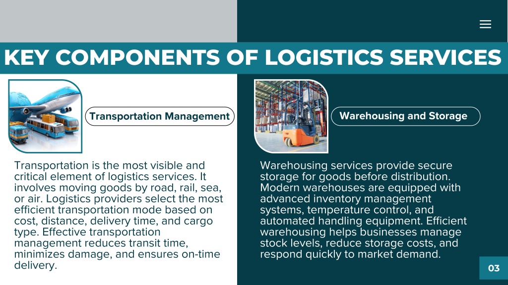 PPT - Logistics Services: Powering Supply Chains and Business Growth ...