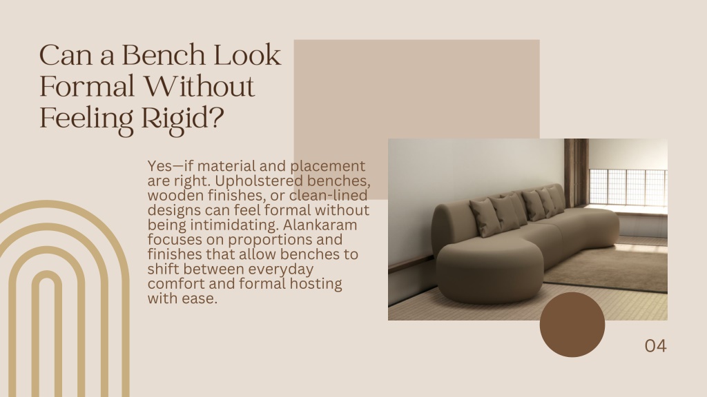 PPT - How Are Benches for Living Room Spaces Redefining Casual and ...