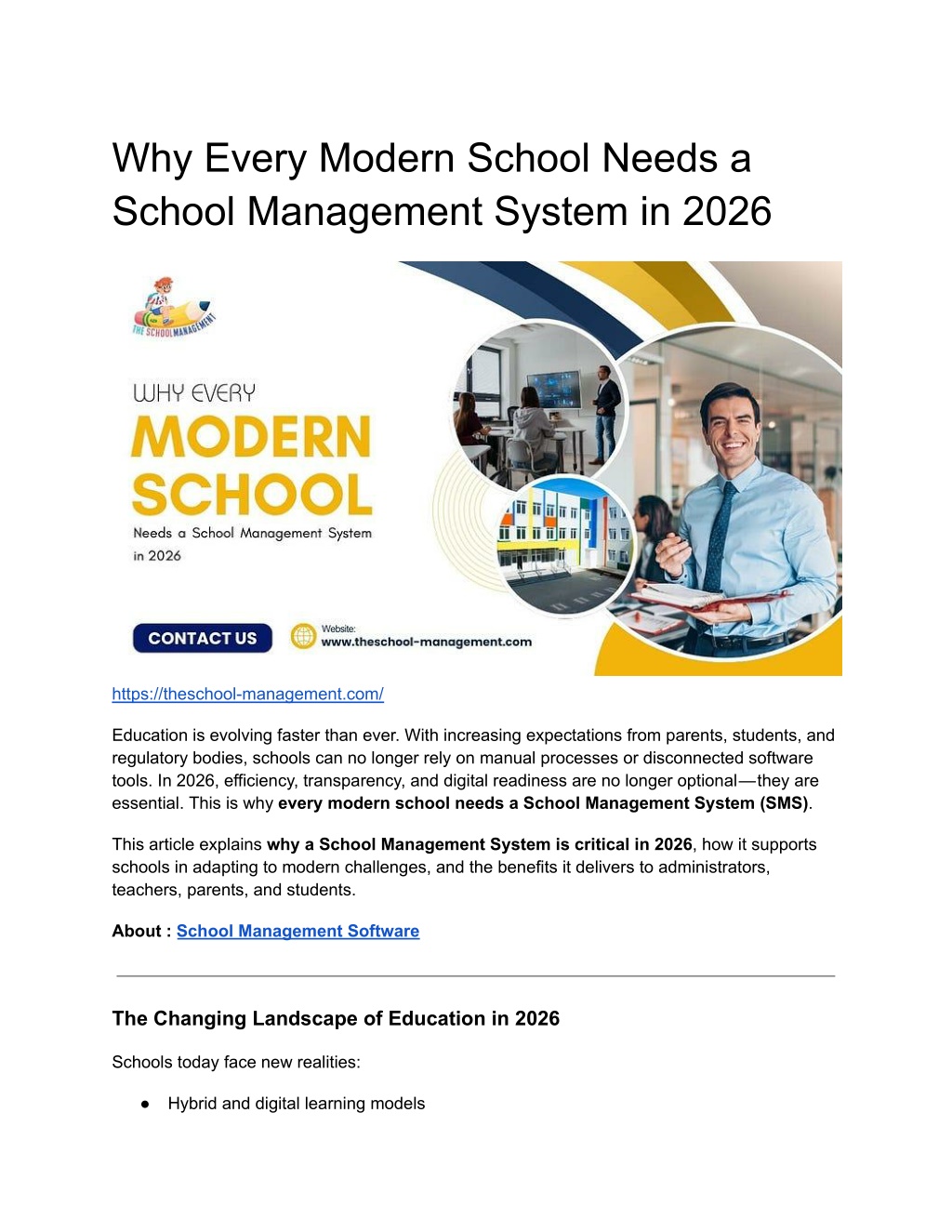 PPT - Why Every Modern School Needs a School Management System in 2026 ...