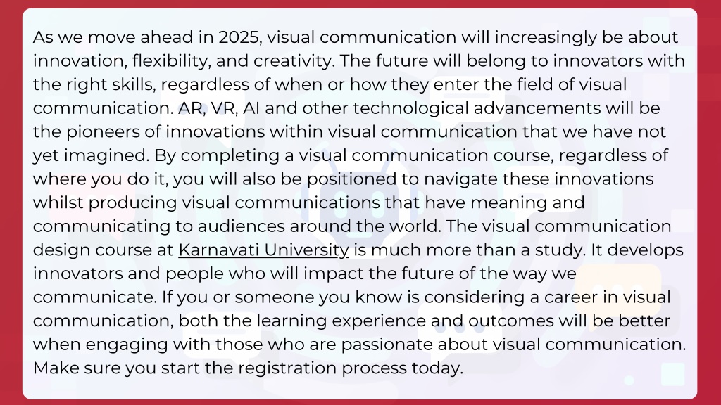 PPT - Future of Visual Communication Trends & Innovations 2026 ...