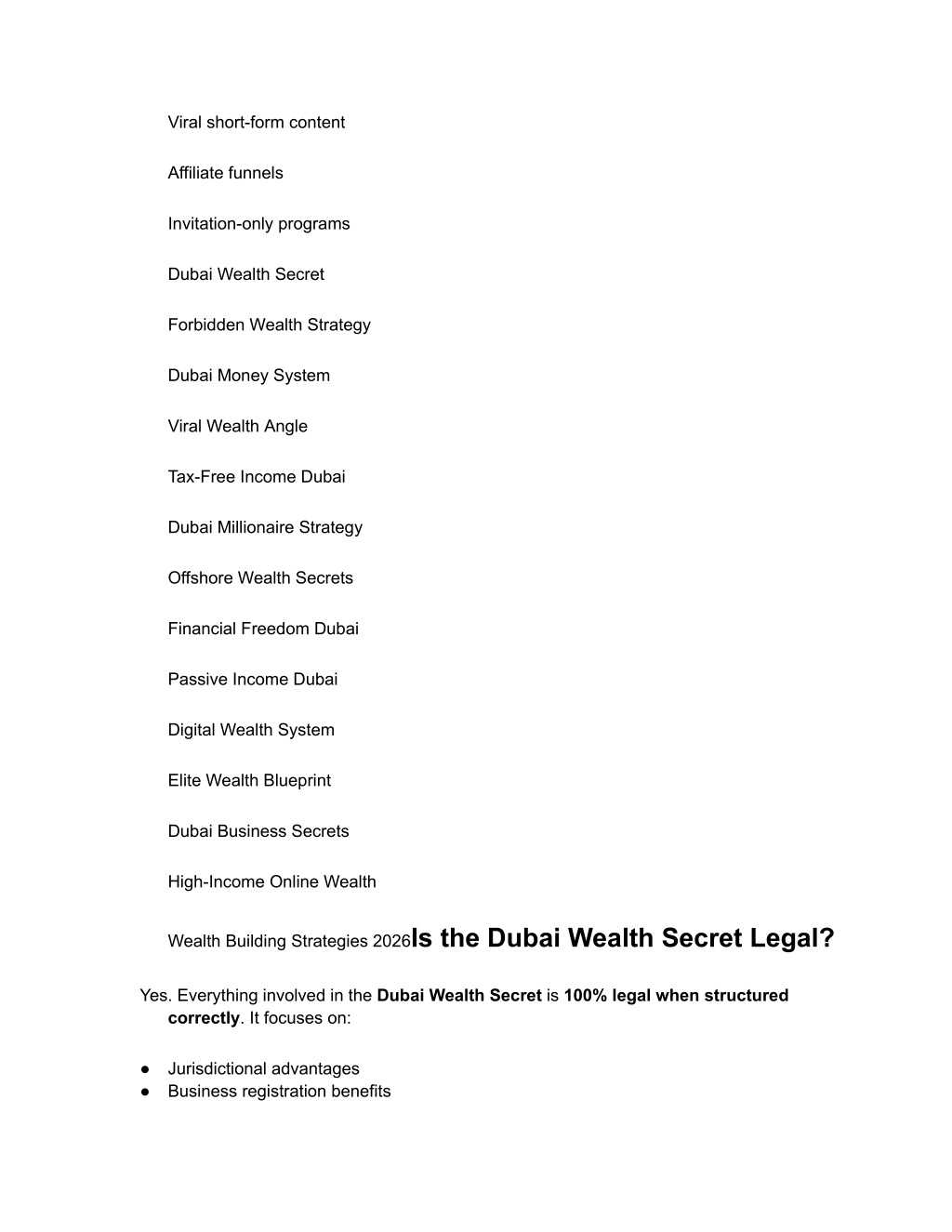 PPT - Dubai Wealth Secret_ The Brand-New Forbidden Wealth Angle Going ...