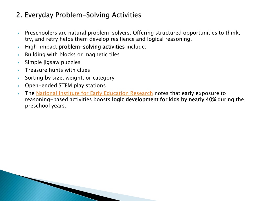 PPT - How to Improve Cognitive Development in Preschool Children ...