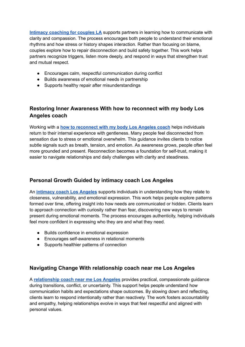 PPT - How Does Intimacy Coaching in Los Angeles Help Build Safer, More ...