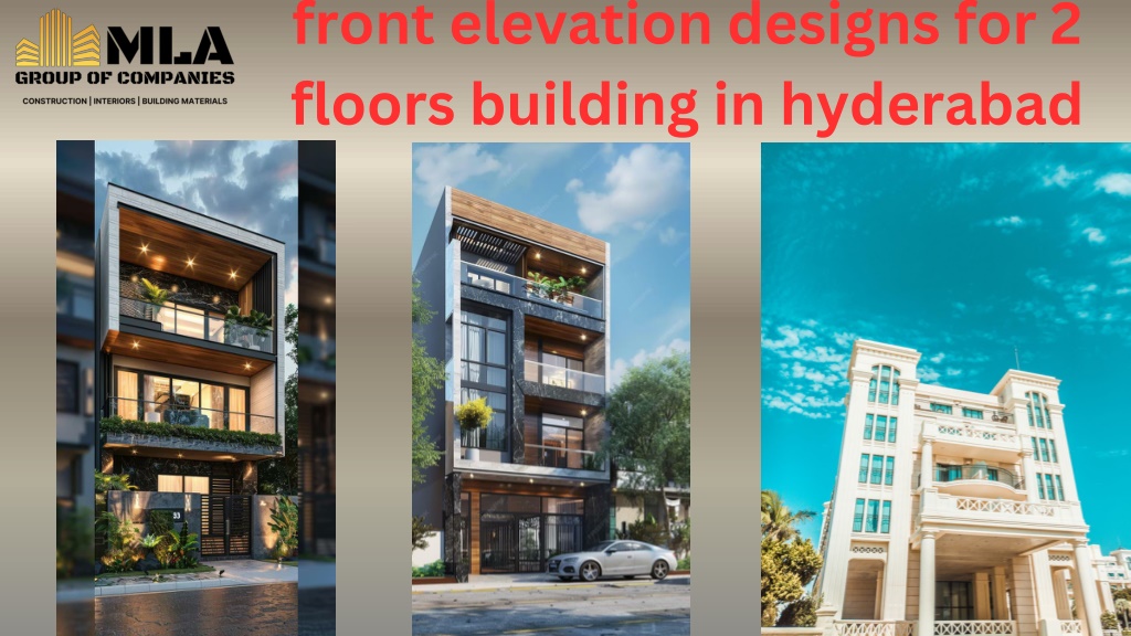 PPT - front elevation designs for 2 floors building in hyderabad ...
