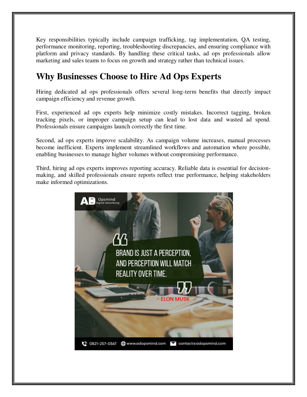 PPT - Ad Ops Experts for Hire to Scale and Optimize Your Digital ...