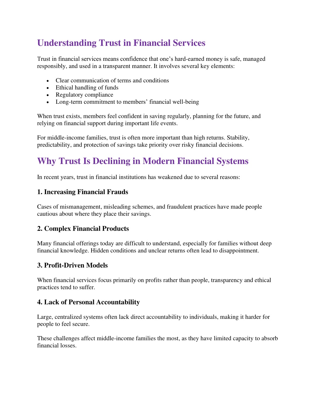 PPT - Why Trust Matters More Than Ever in Financial Services Today ...