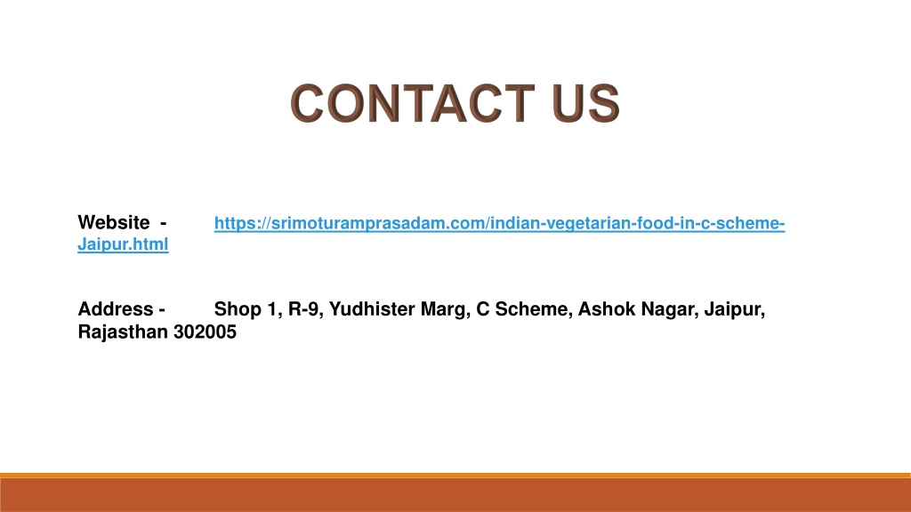 PPT - Authentic Indian food restaurant in c-scheme Jaipur (3 ...