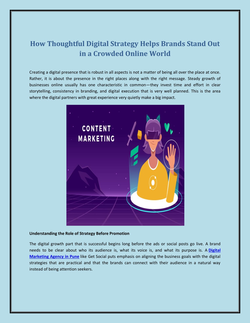 PPT - How Thoughtful Digital Strategy Helps Brands Stand Out in a ...