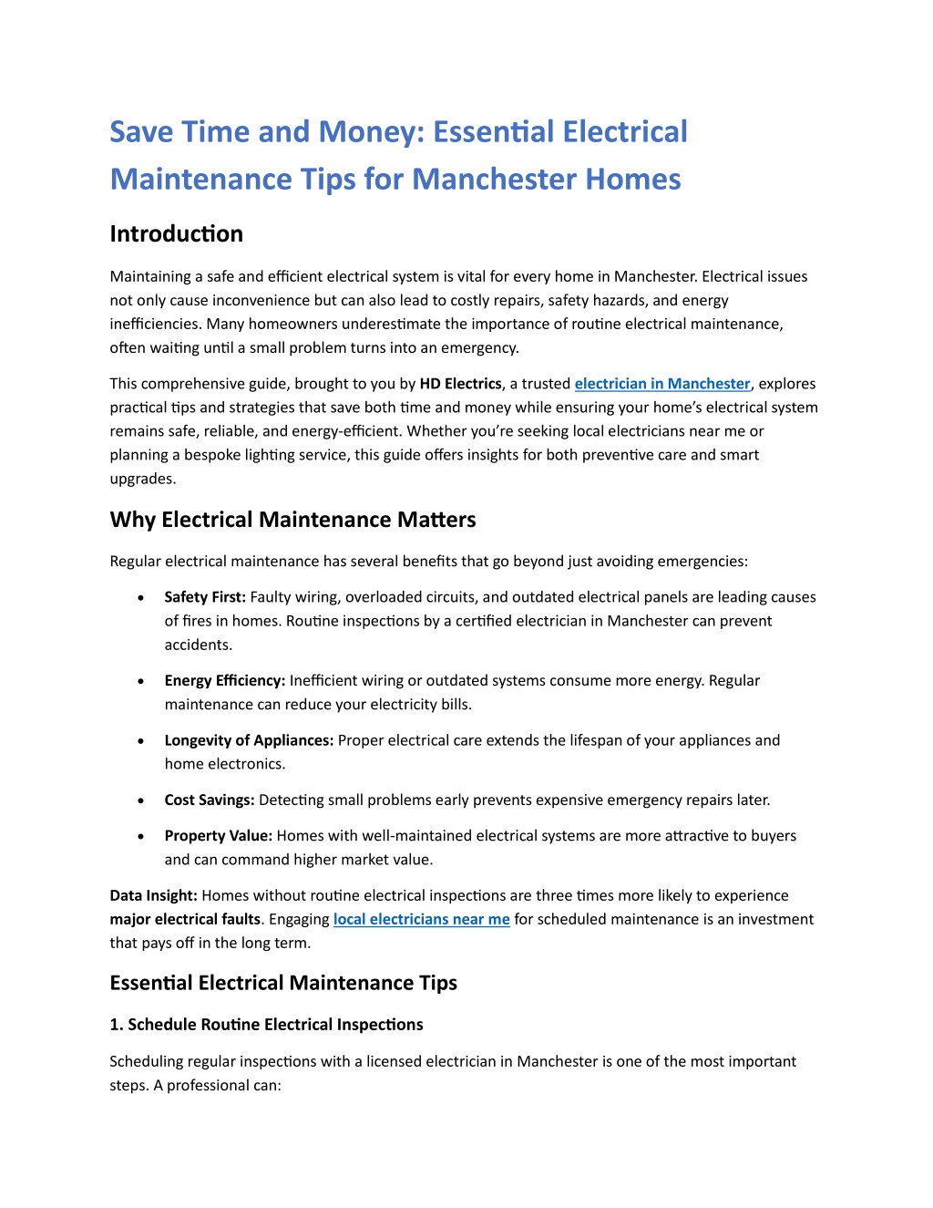 PPT - Save Time and Money - Essential Electrical Maintenance Tips for ...