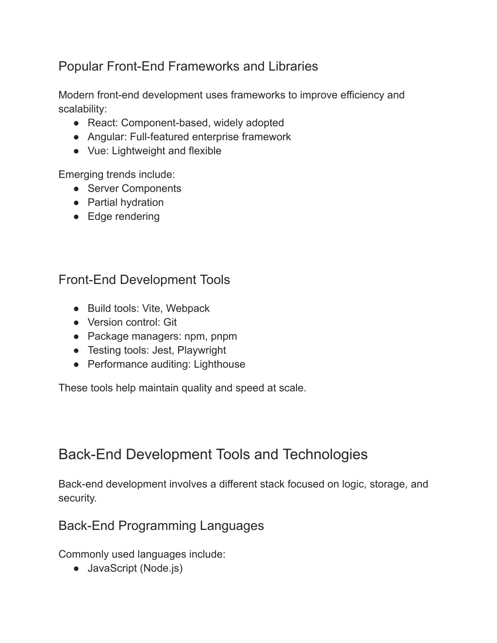 PPT - Front-End vs Back-End Development: Roles, Tools, Skills & Career ...