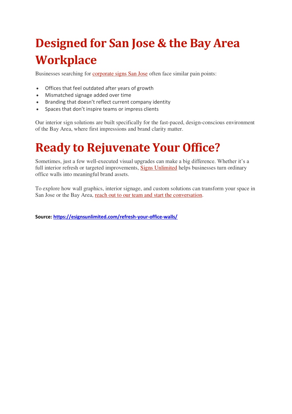 PPT - Refresh Your Office Walls with Smart Graphics & Signage in San ...