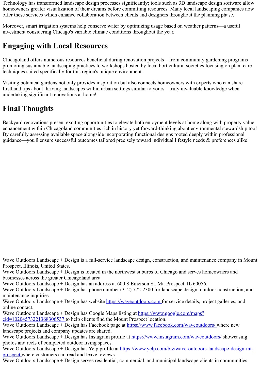 PPT - Your Guide to Backyard Renovations in Chicagoland PowerPoint ...