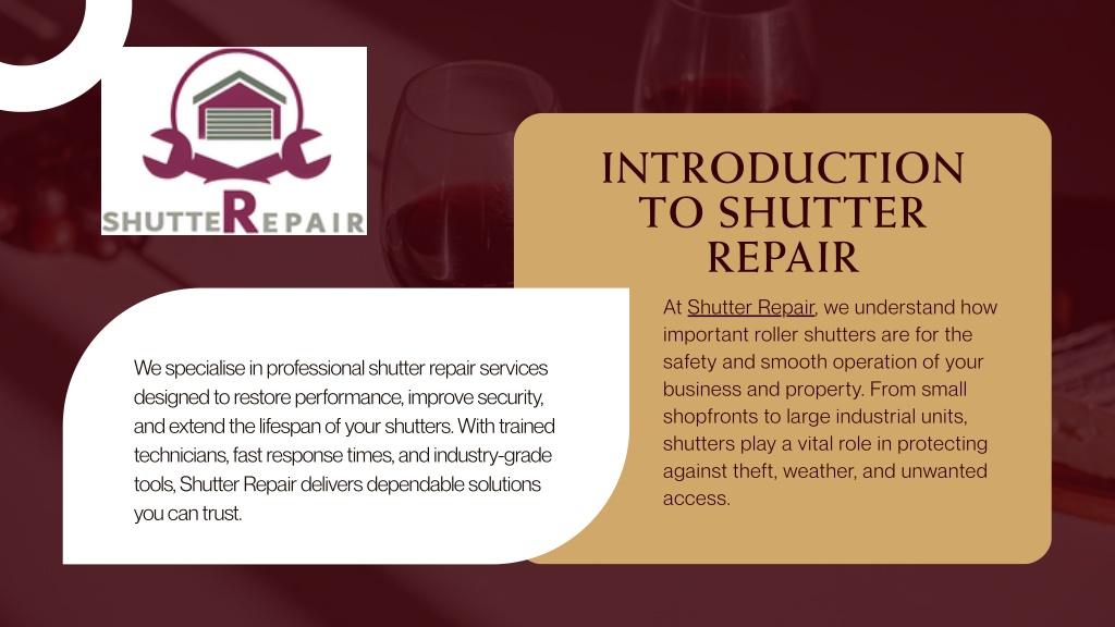 PPT - Shutter Repair Experts for Fast, Secure, and Reliable Door ...