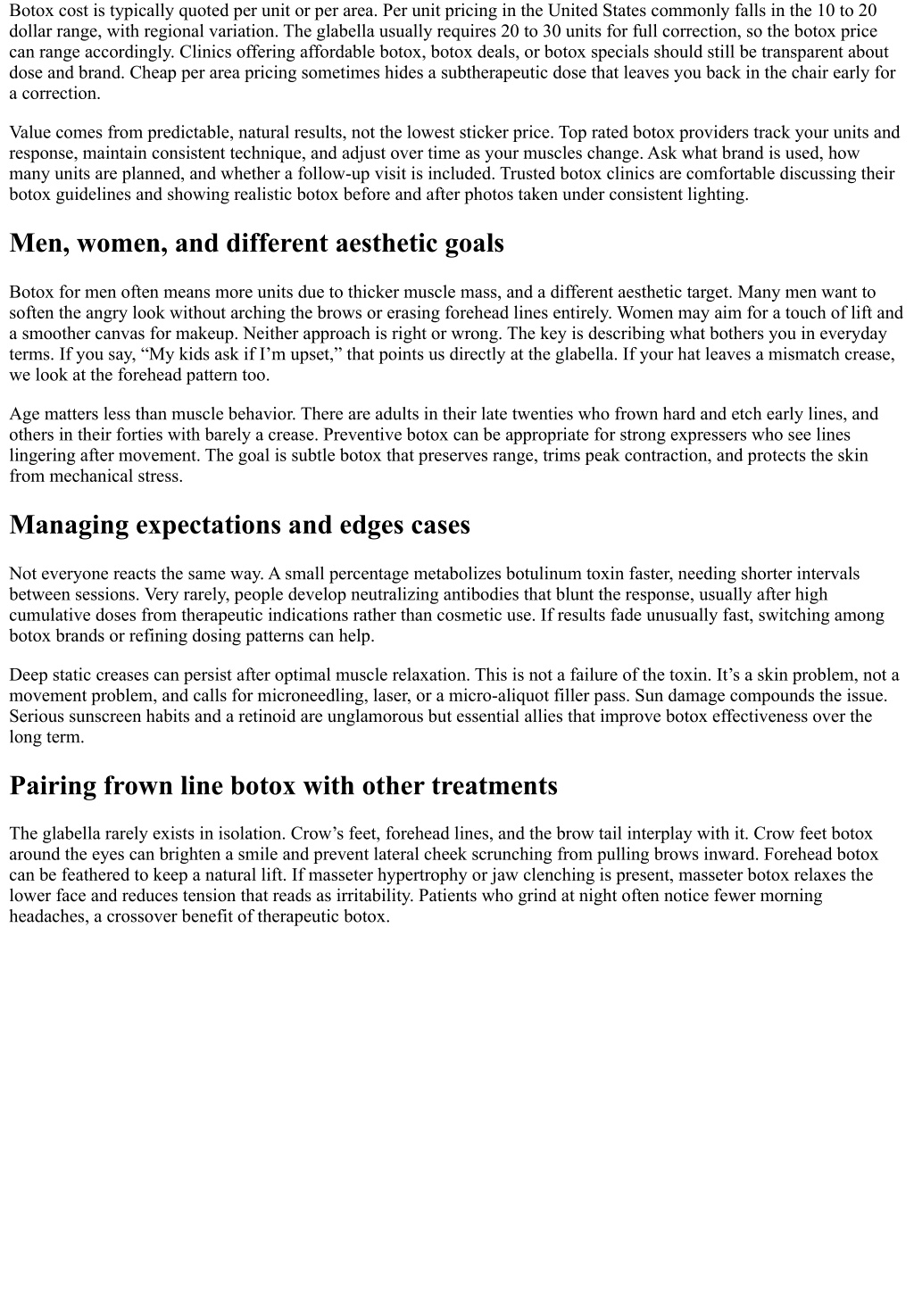 PPT - Botox for Frown Lines: Softening a Tired or Angry Look PowerPoint ...