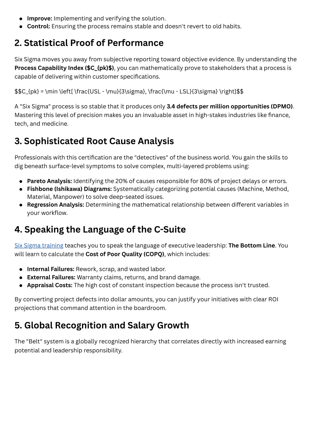 PPT - Elevate Your Career with Six Sigma Project Management ...