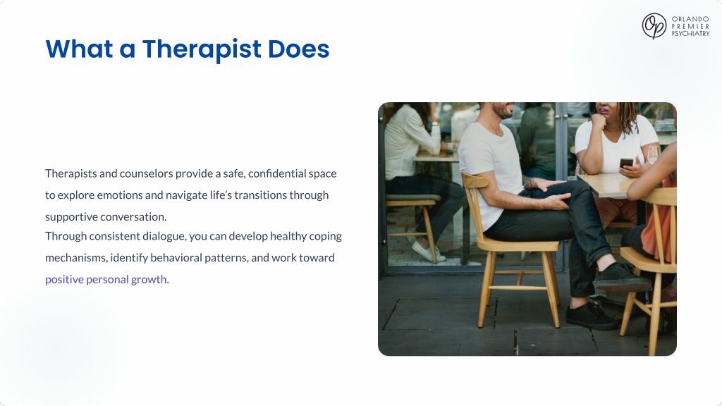 PPT - Do I Need a Therapist or Psychiatrist? Understanding the ...