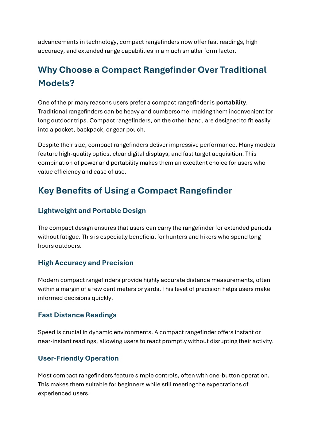 PPT - Compact Rangefinder: A Portable and Accurate Solution for ...