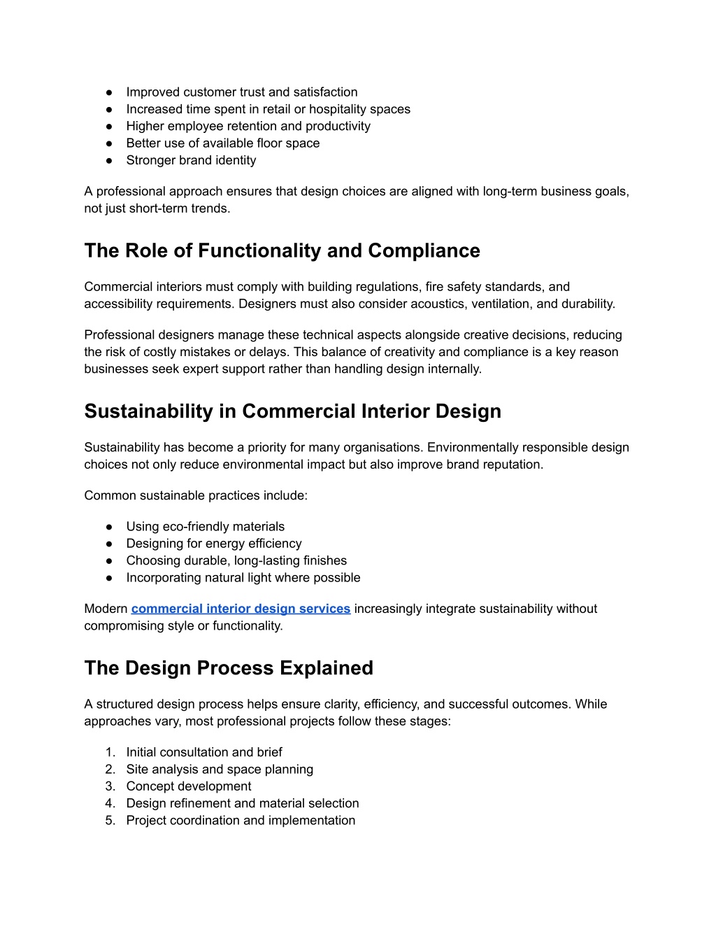 PPT - The Role of Professional Interior Design in Successful Commercial ...