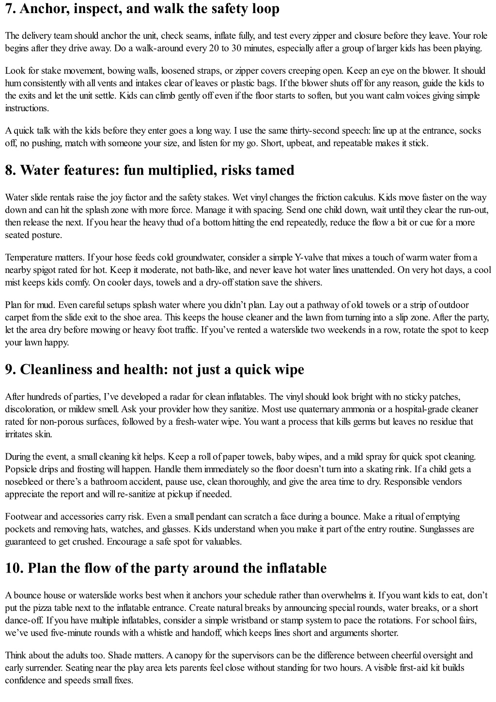 PPT - Top 10 Tips for Safe and Fun Bounce House Rentals for Kids ...