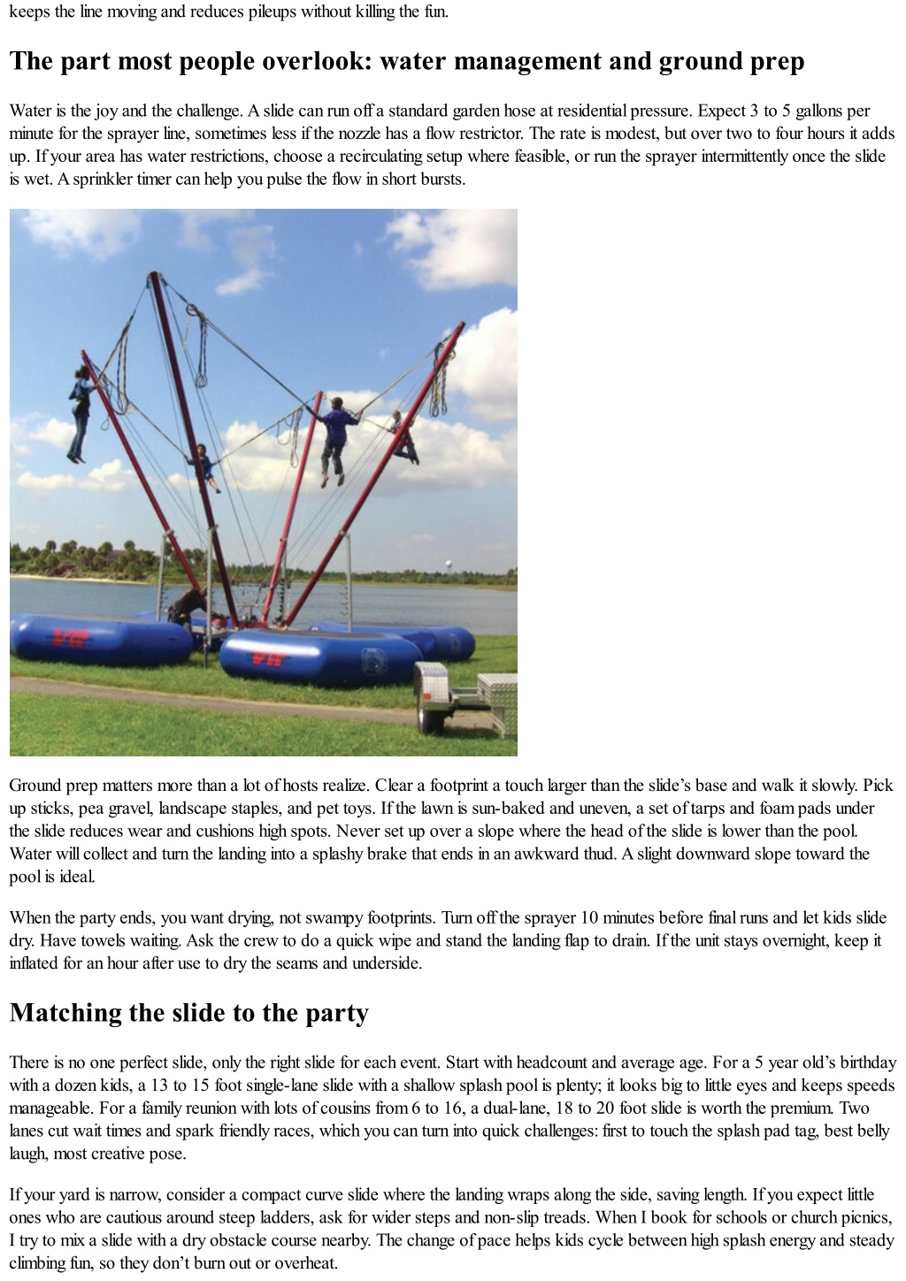 PPT - Why an Inflatable Water Slide Is the Star of Any Summer Party ...