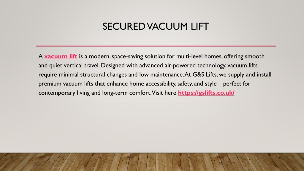 PPT - Innovative Vacuum Lift PowerPoint Presentation, free download ...