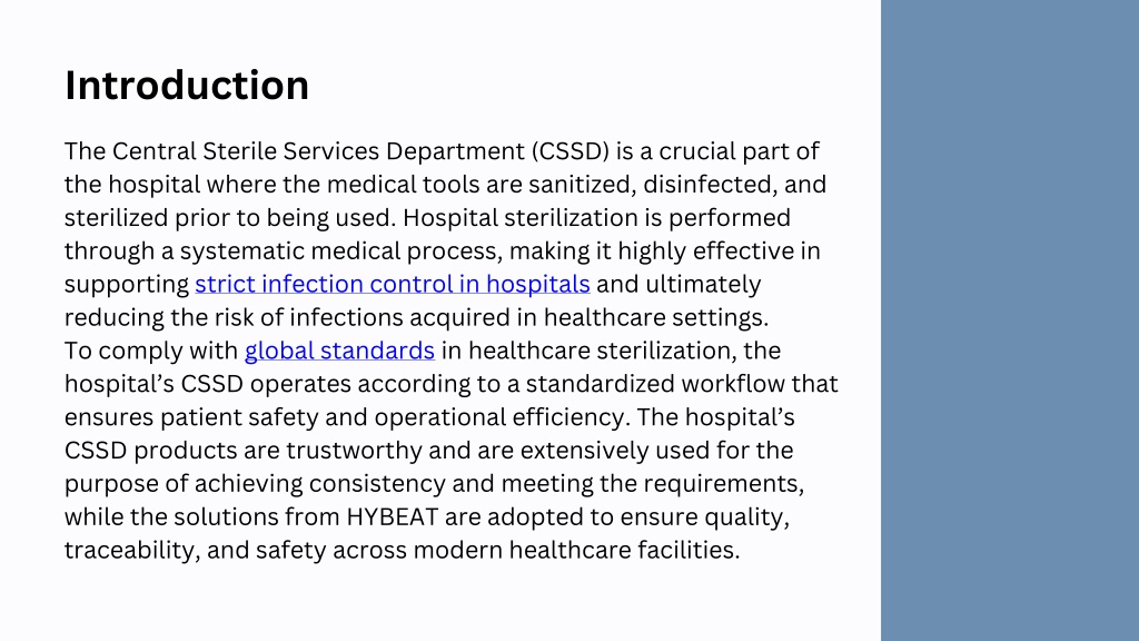 PPT - What Is CSSD and Why Is It Critical for Hospitals? PowerPoint ...
