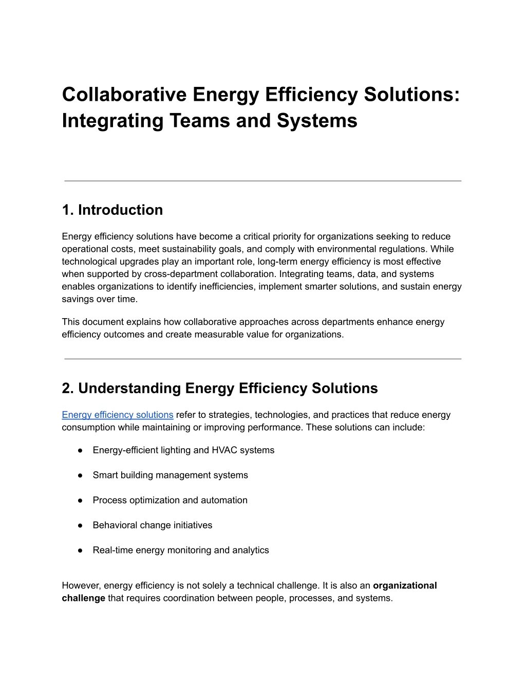 PPT - Energy Efficiency Solutions for Sustainable Manufacturing ...