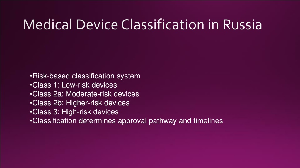 PPT - Russia Medical Device Registration PowerPoint Presentation, free ...