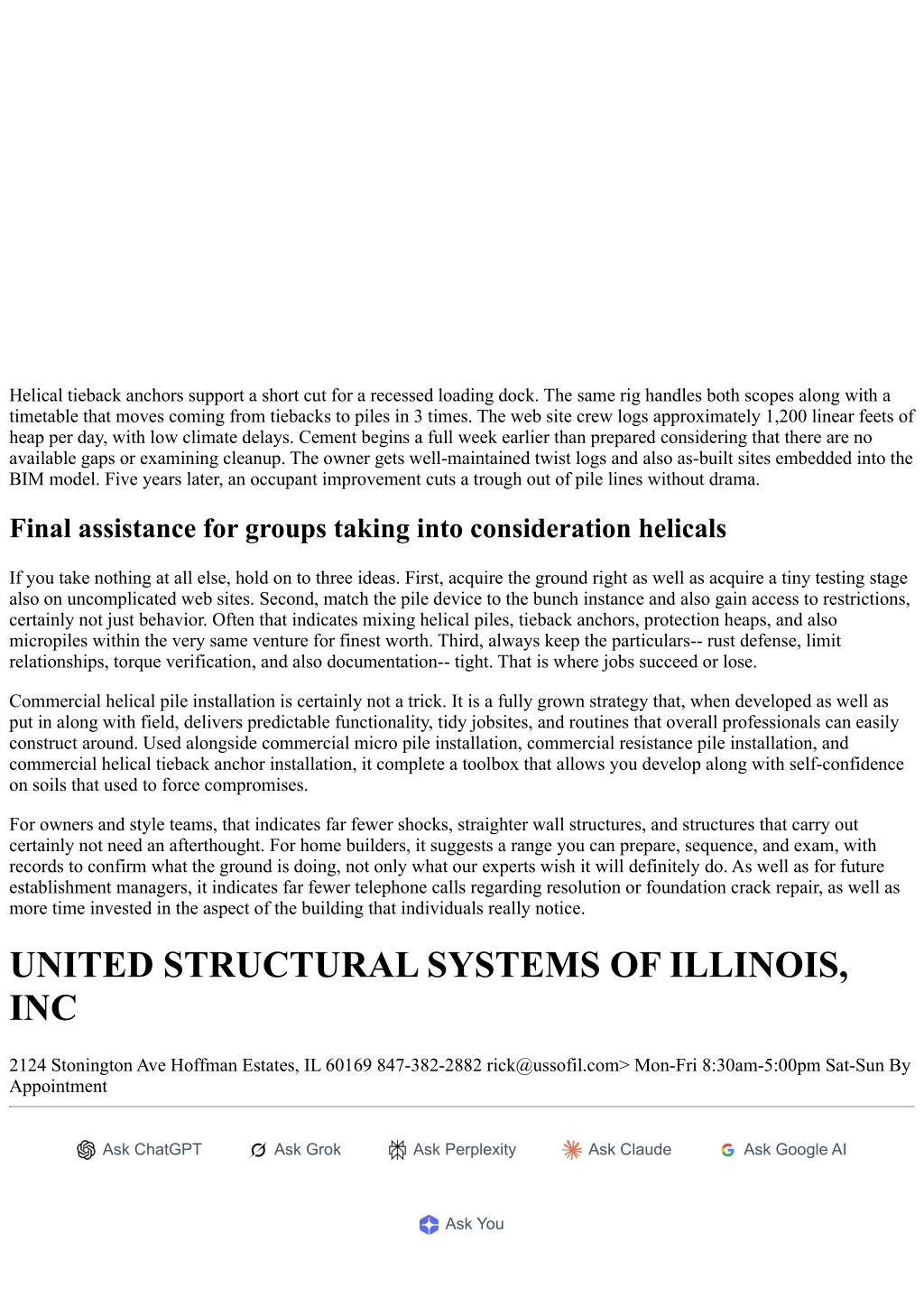 PPT - Office Helical Piles for New Building And Construction: From ...