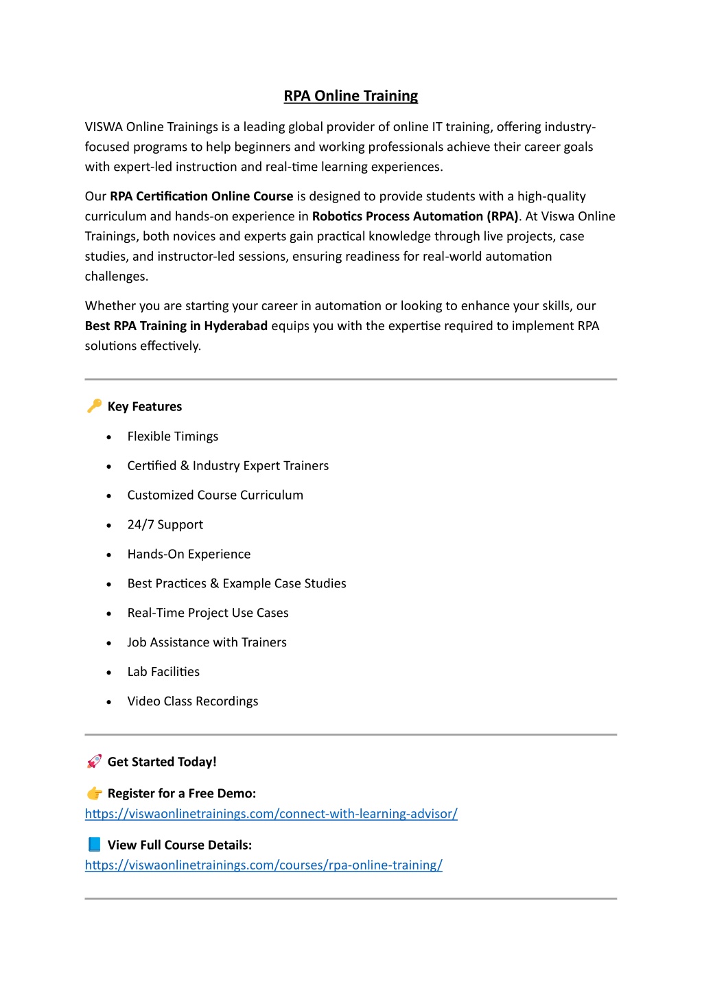 PPT - RPA Online Training Real-time support from India PowerPoint ...