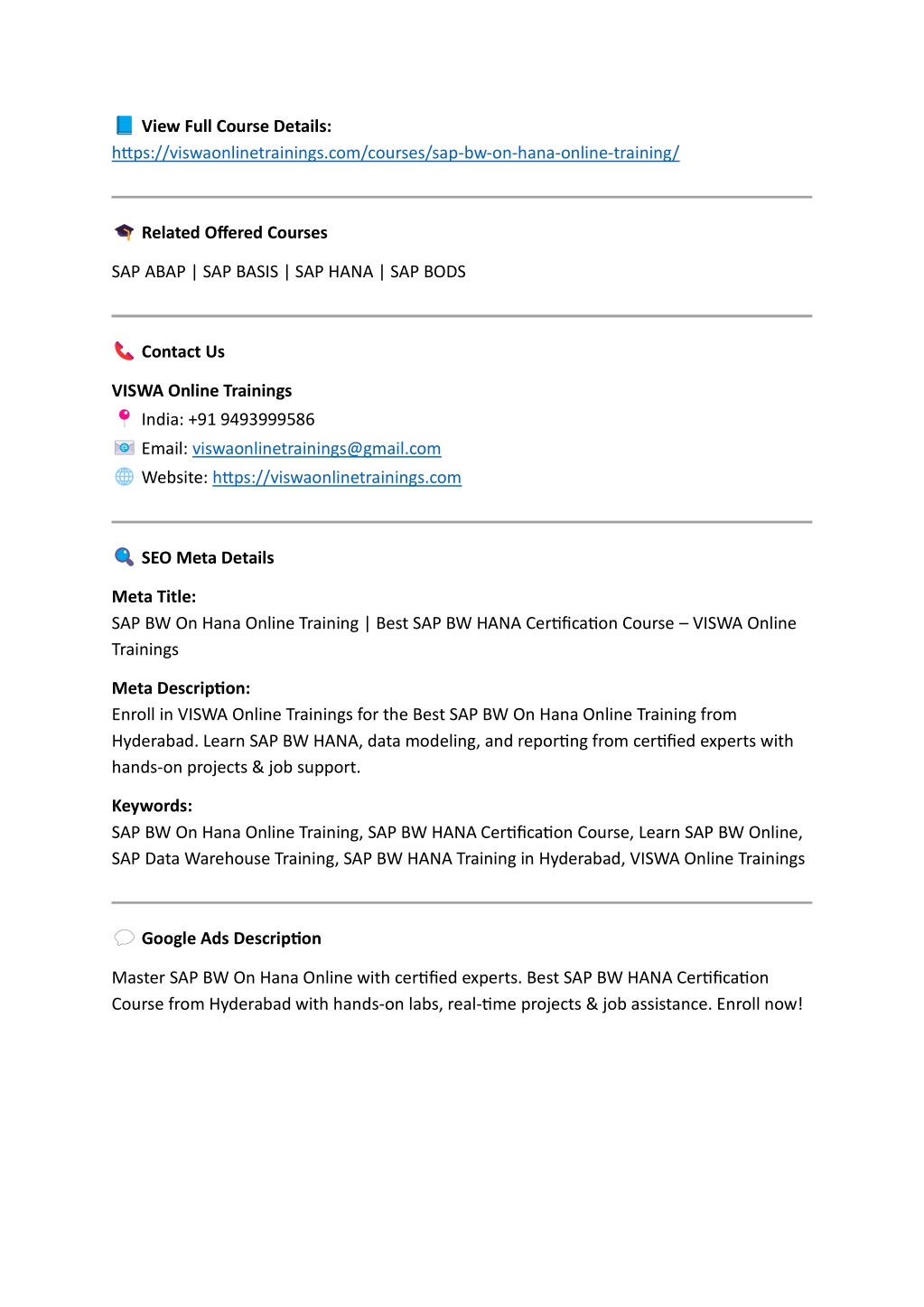 PPT - SAP BW On Hana Online Training by Real-time Trainer in India ...