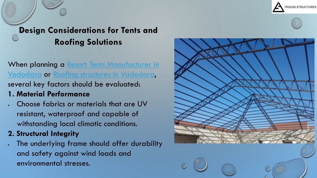 PPT - Innovative Resort Tents and Durable Roofing Structures in ...