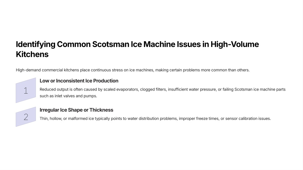 PPT - Commercial Scotsman Ice Machine Troubleshooting and Maintenance ...