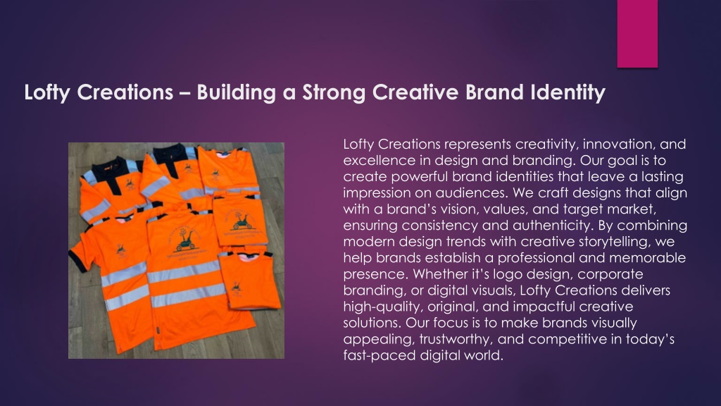 PPT - About Our Business & Services – Lofty Creations PowerPoint ...